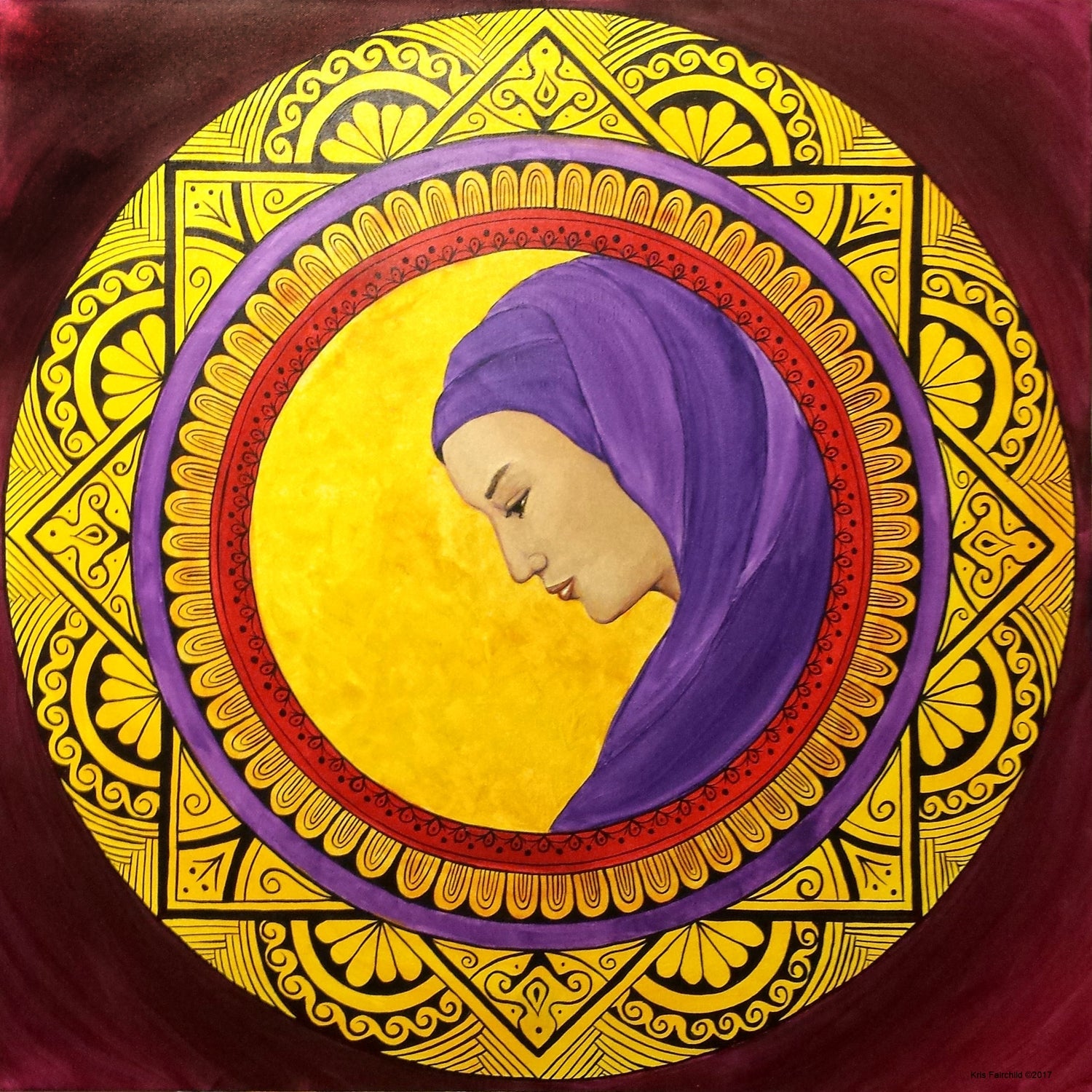 Contemplation 5x5 print | Kris Fairchild Art